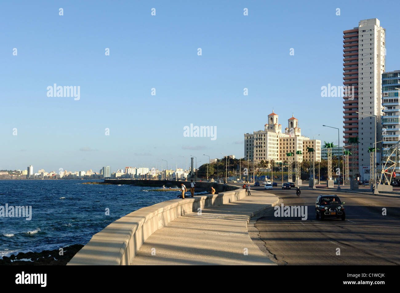 Views along the Malecon Havana Cuba Stock Photo - Alamy