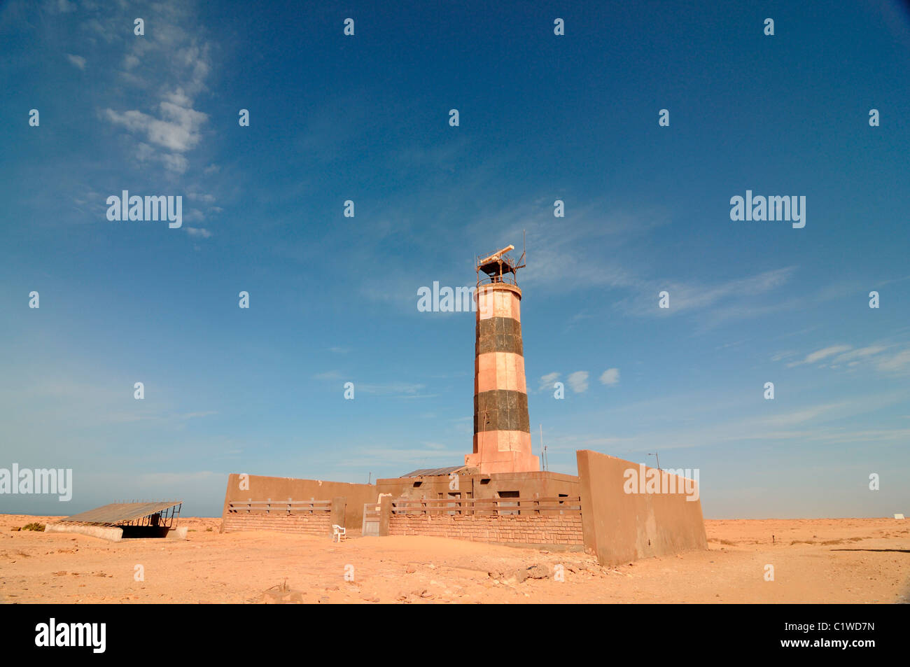 Mauritania, Nouadhibou, Cap Blanc, Lighthouse Stock Photo - Alamy