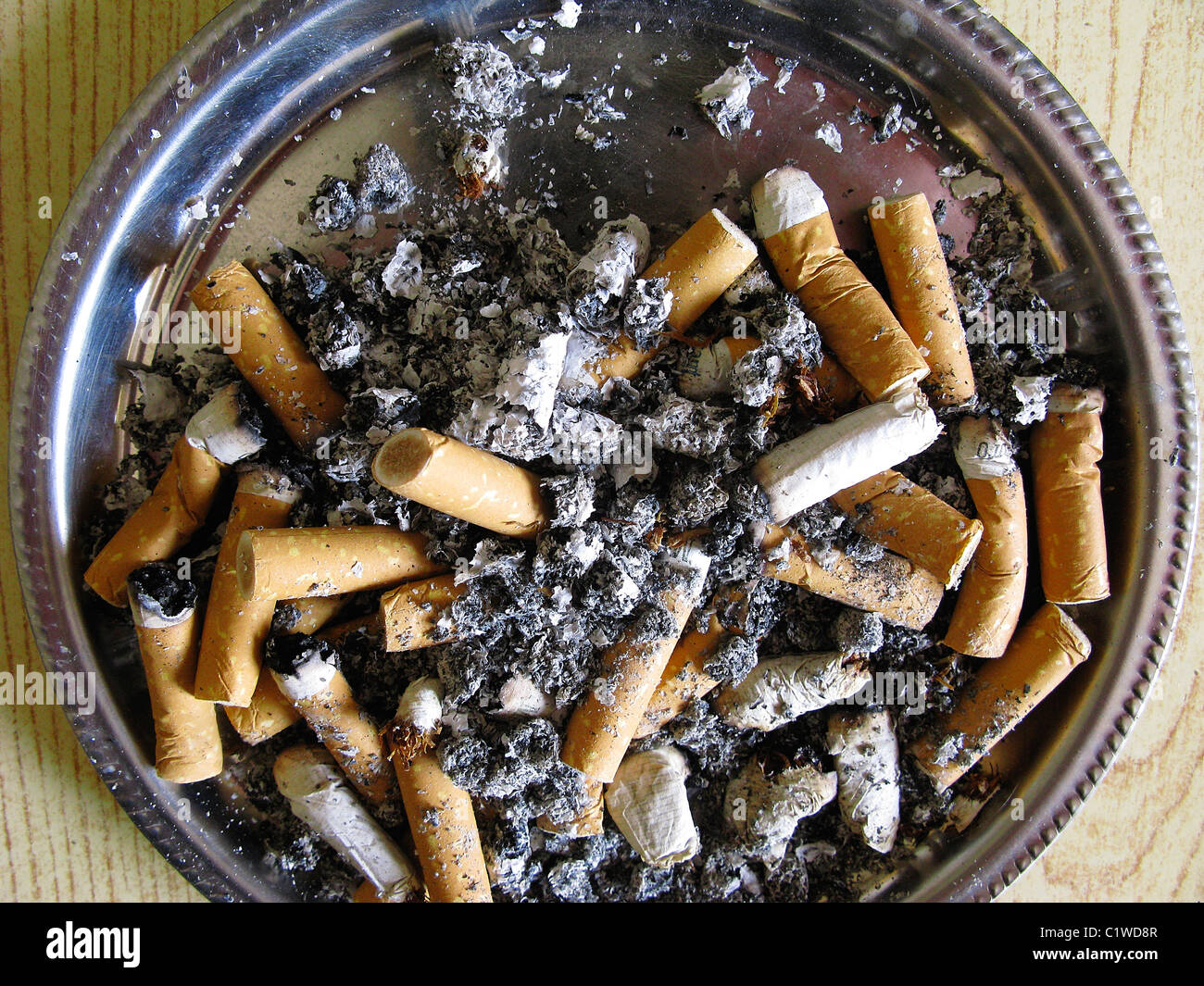 Cigarettes in Tray Stock Photo - Alamy