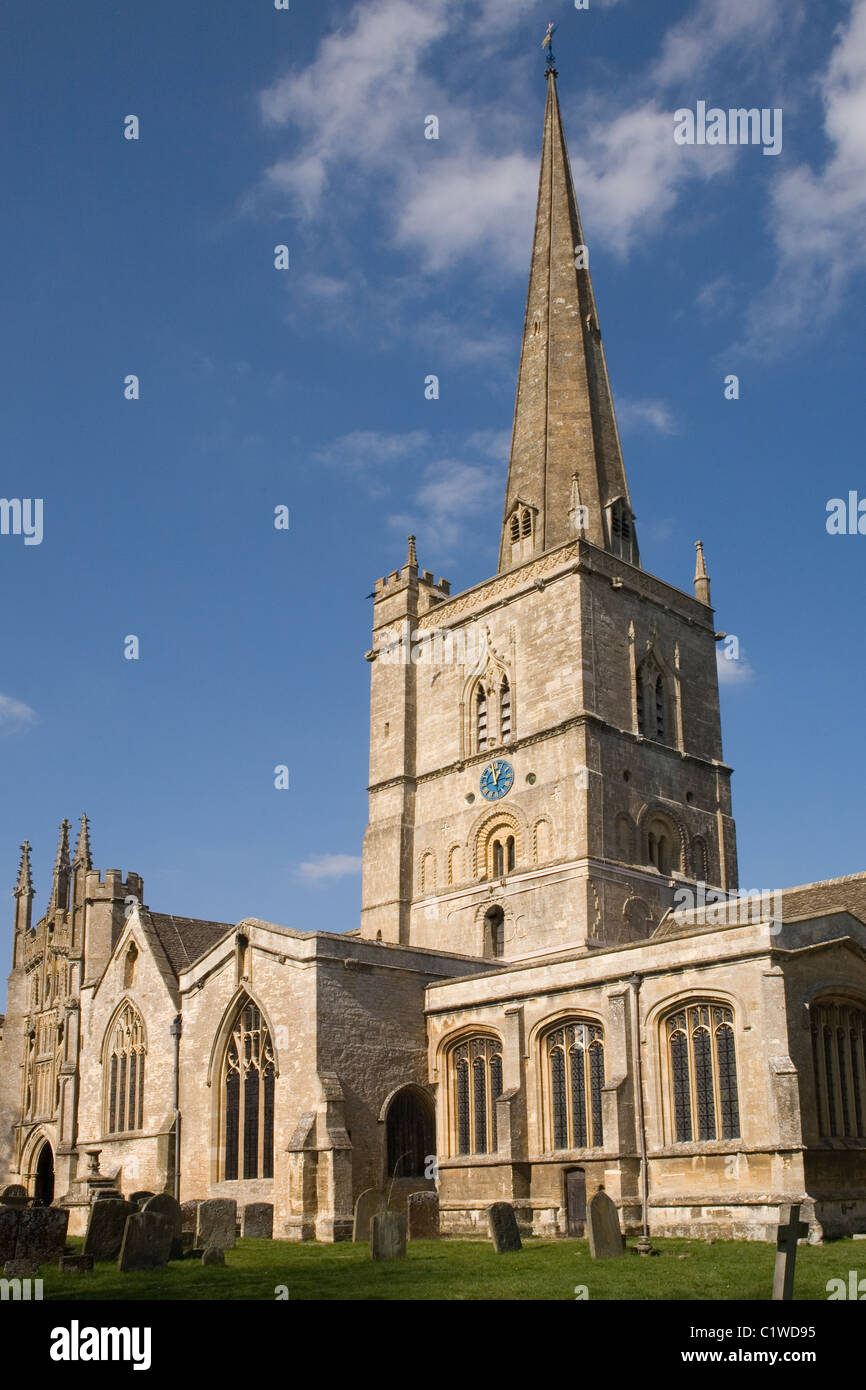 England Oxfordshire Burford StJohn Baptist church Stock Photo - Alamy