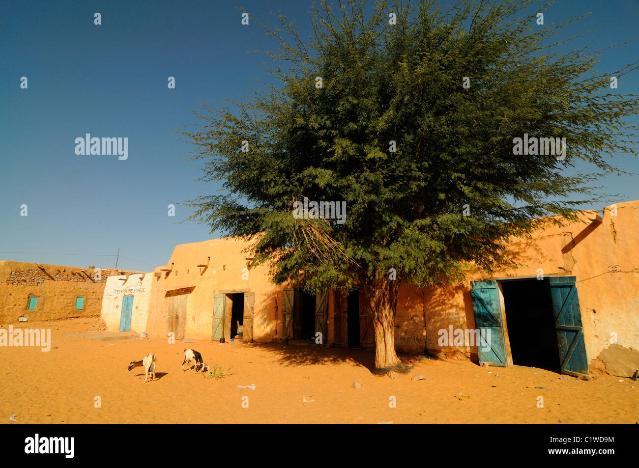 Mauritania, Chinguetti, town square Stock Photo - Alamy
