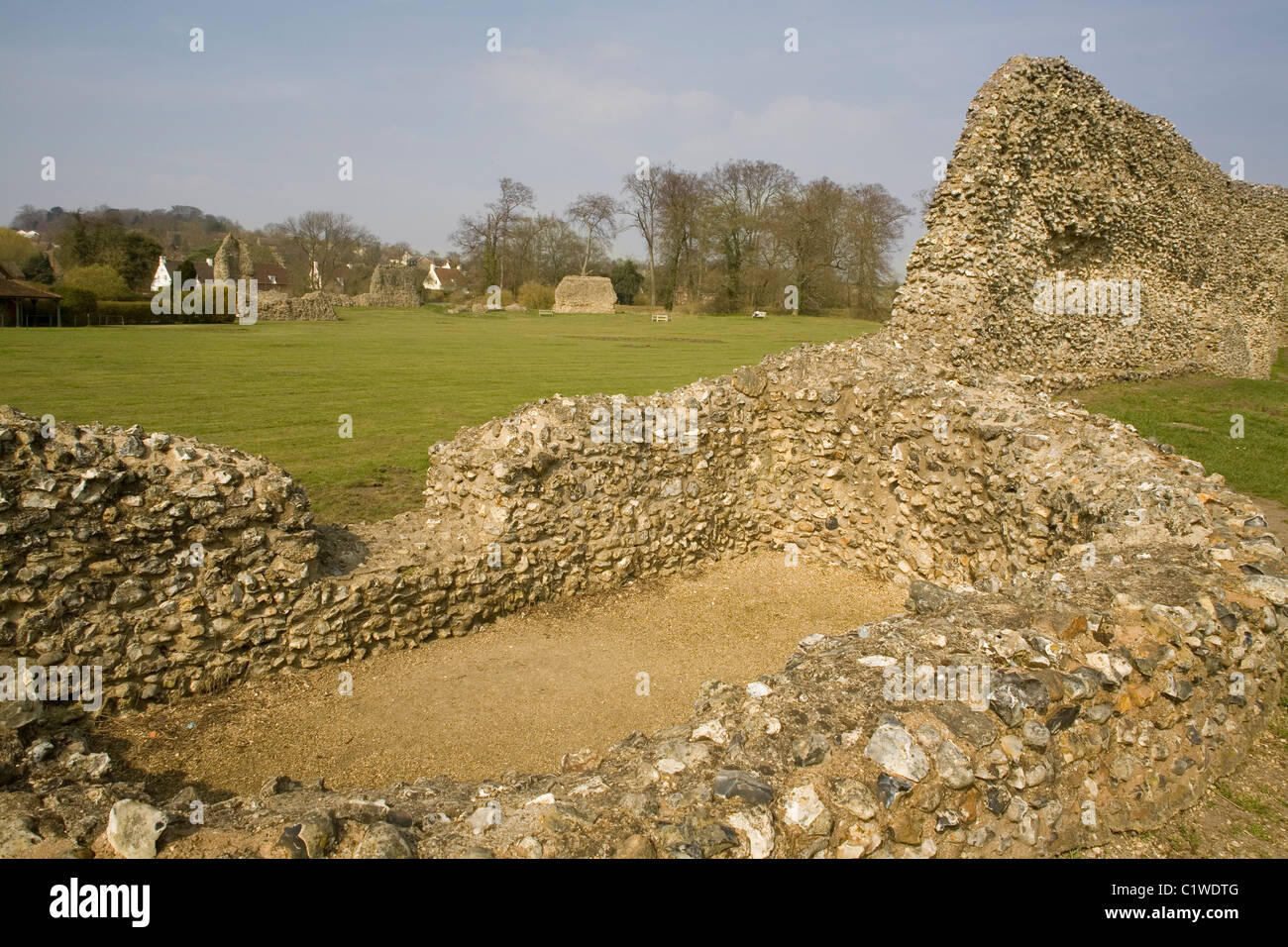 England Hertfordshire Berkhamsted castle ruins Stock Photo - Alamy