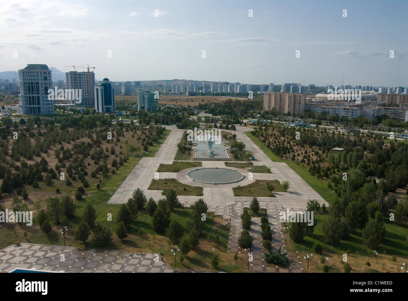 Turkmenistan, Ashgabad, Modern buildings Stock Photo - Alamy