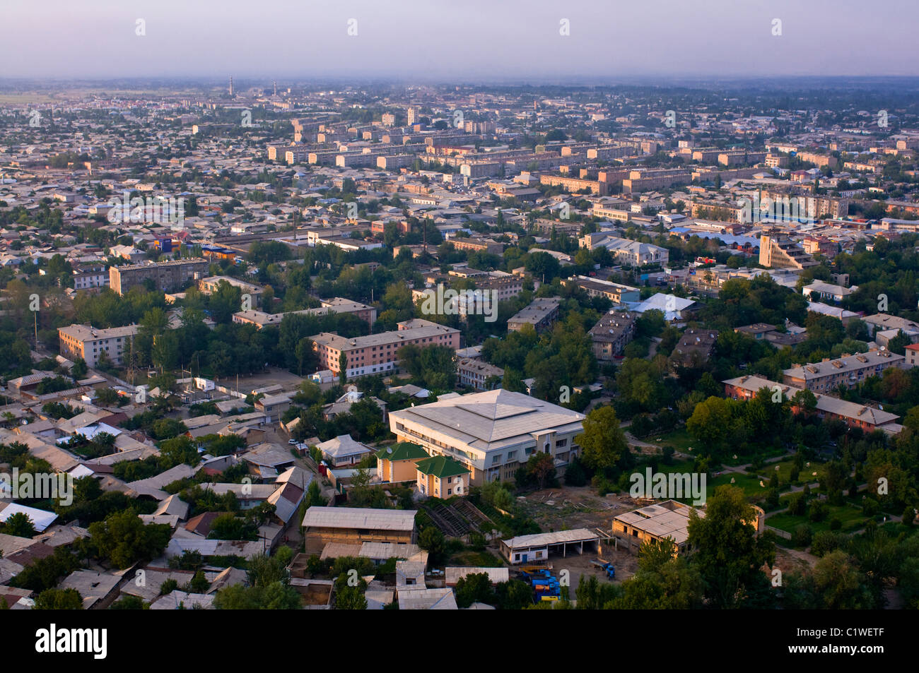 Kyrgyzstan, Osh, View over city Stock Photo - Alamy