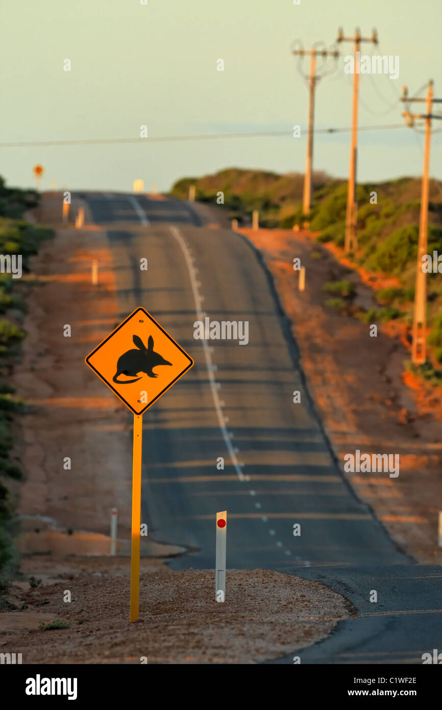 Road sign for bilby hi-res stock photography and images - Alamy