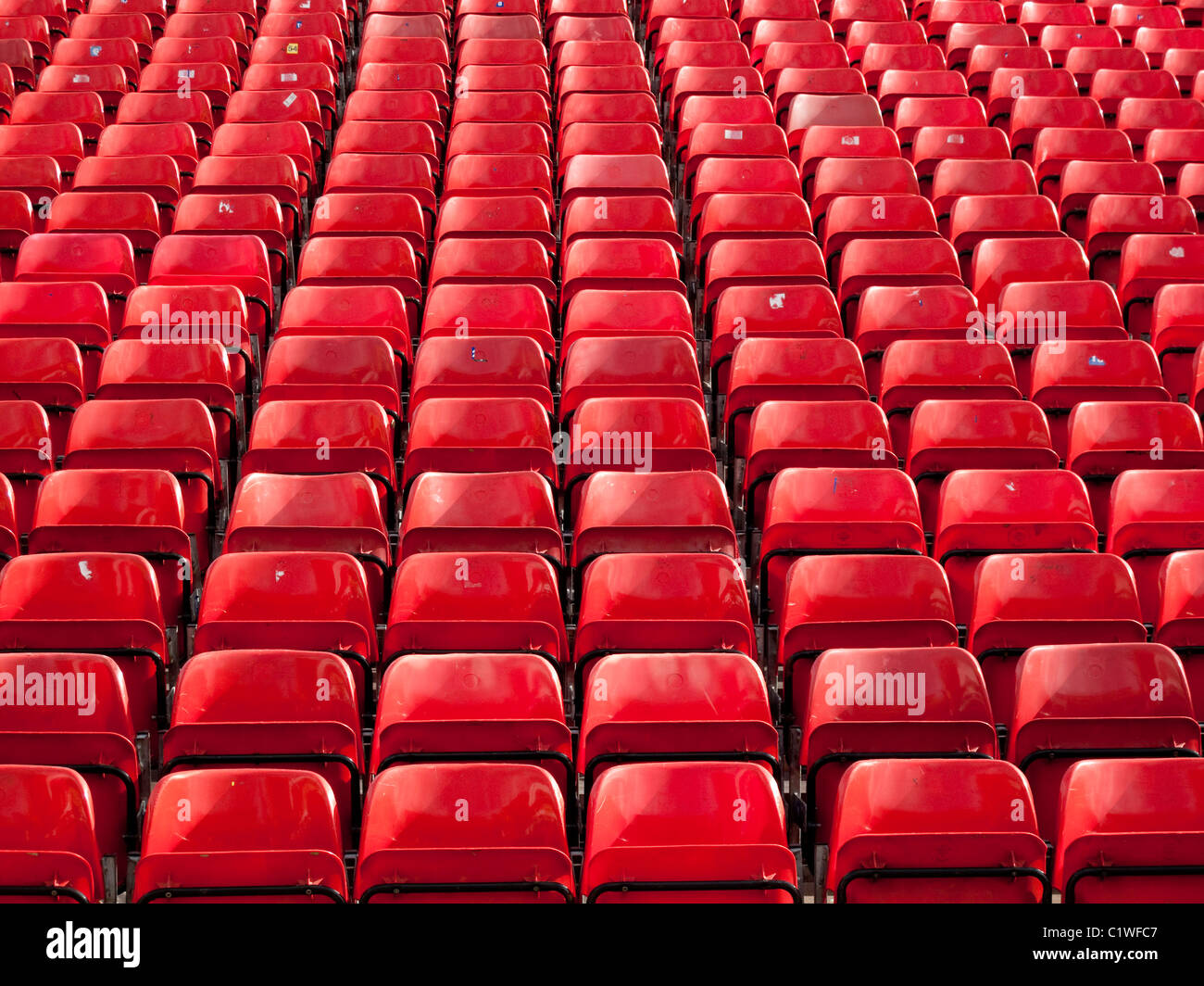 Rows of seats at a stadium - outdoor Stock Photo - Alamy