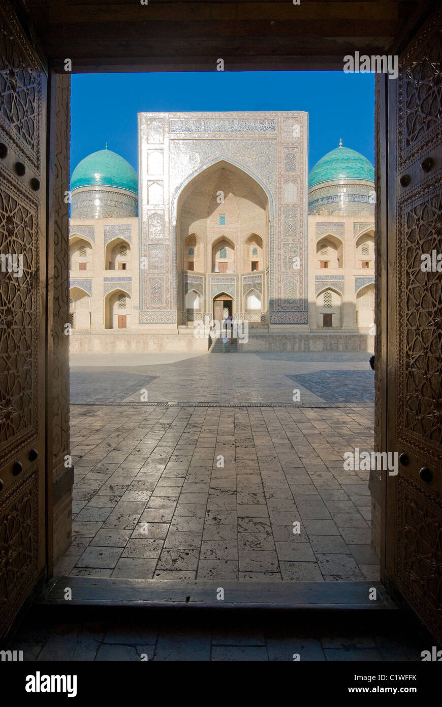 Uzbekistan, Bukhara, Mir Arab Medressa Stock Photo - Alamy