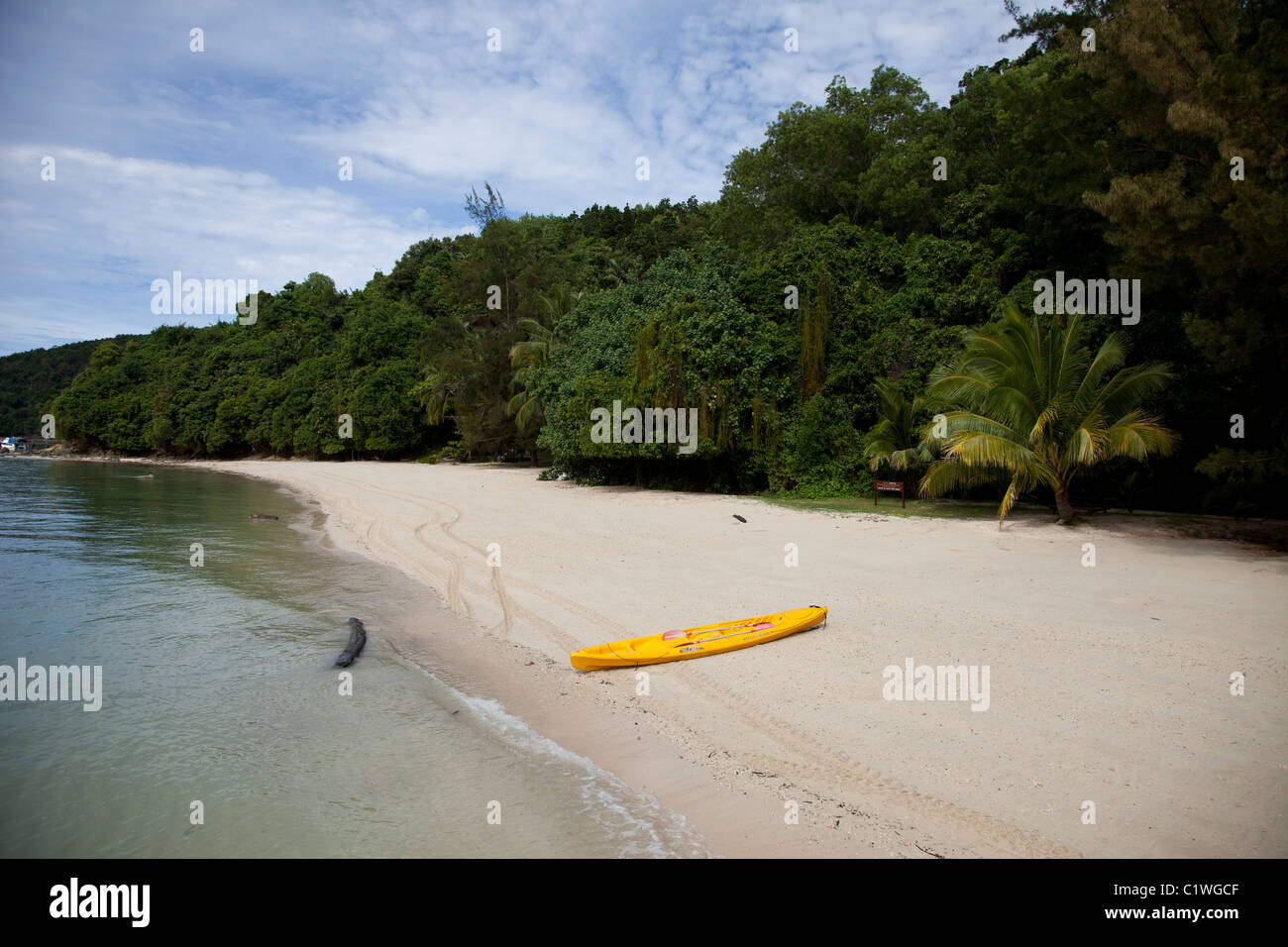 Beach on Sapi Island, Sabah, Kota Kinabalu, Malaysia Stock Photo - Alamy