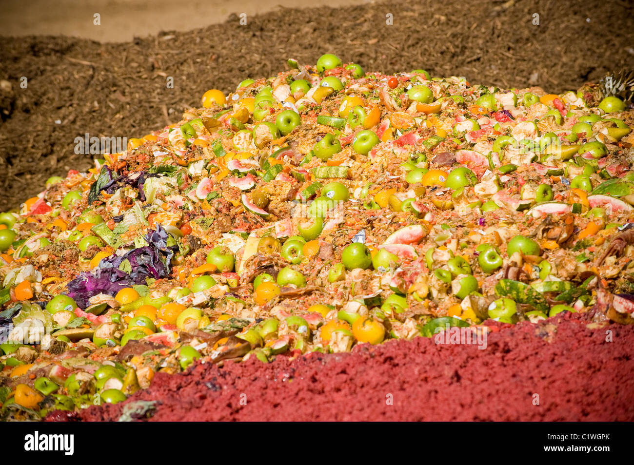 Food waste produce to be composted Stock Photo - Alamy