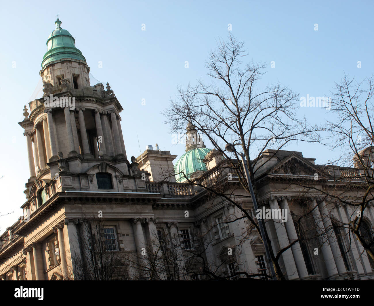 City Hall from Donegal square street - Belfast city - County Antrim ...
