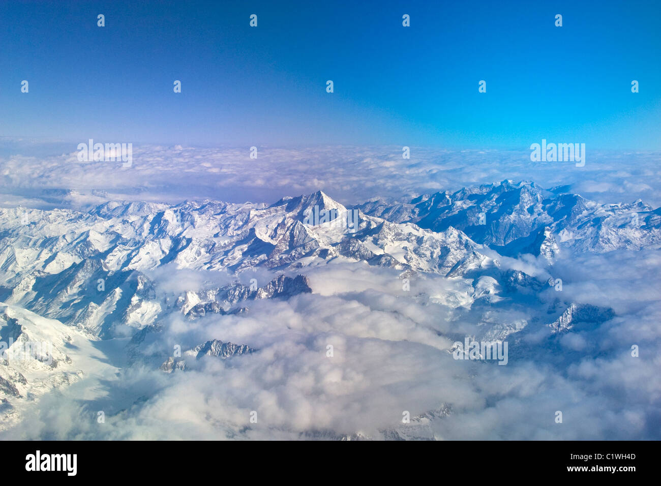 Aerial view of italian alps north of turin hi-res stock photography and ...