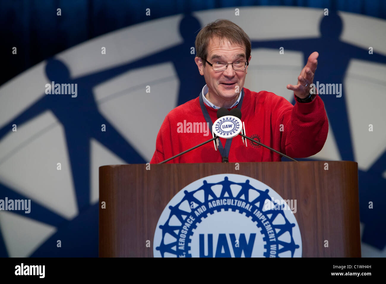 United Auto Workers President Bob King Stock Photo - Alamy
