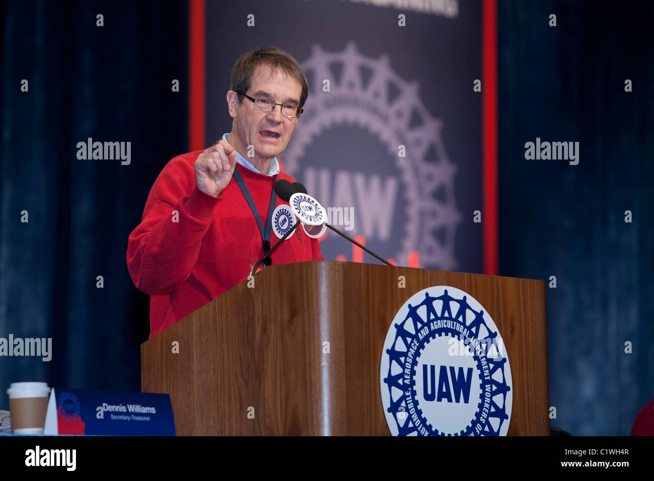 United Auto Workers President Bob King Stock Photo - Alamy