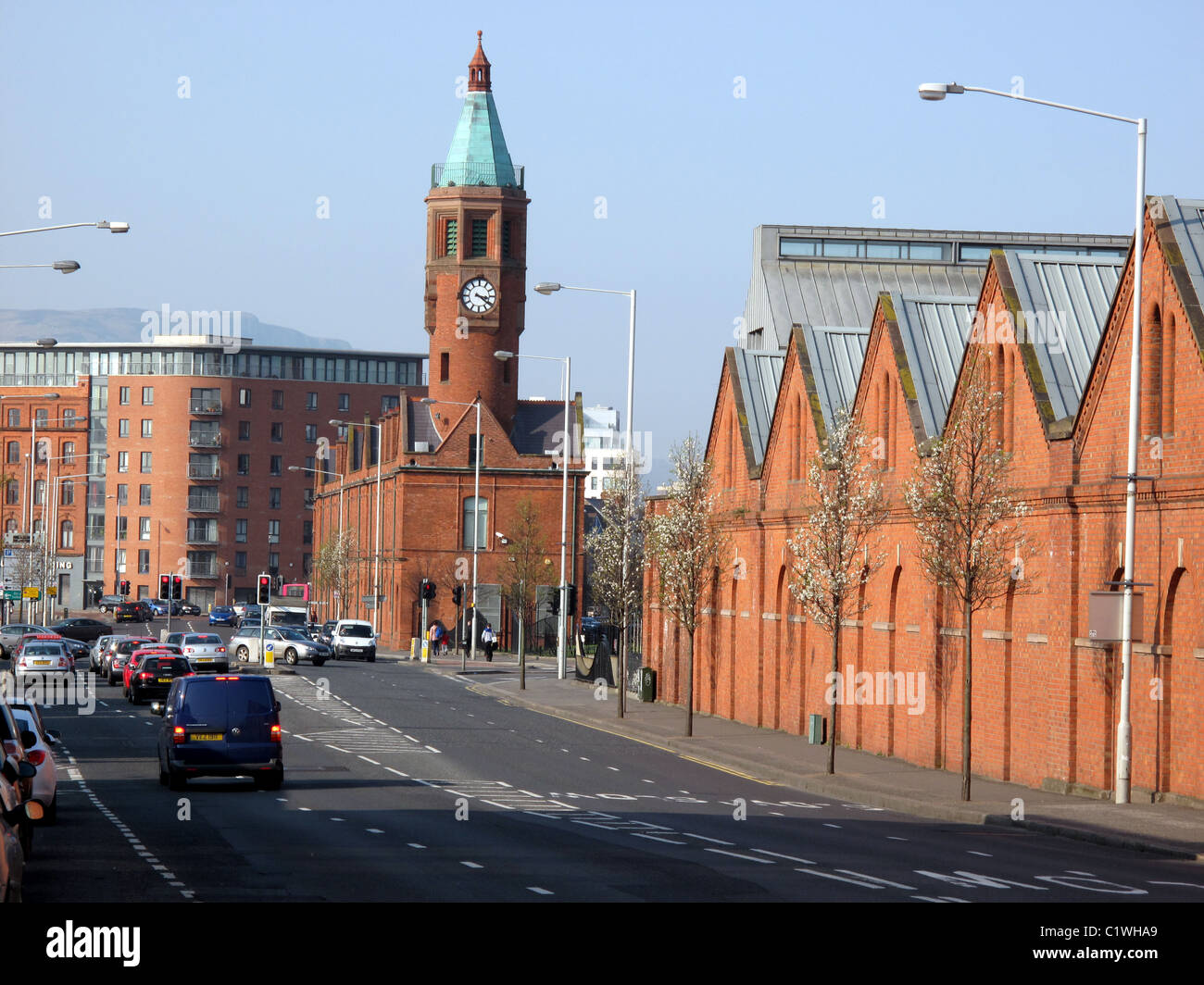 Large brick building - Ormeau Street - Belfast city - County Antrim ...