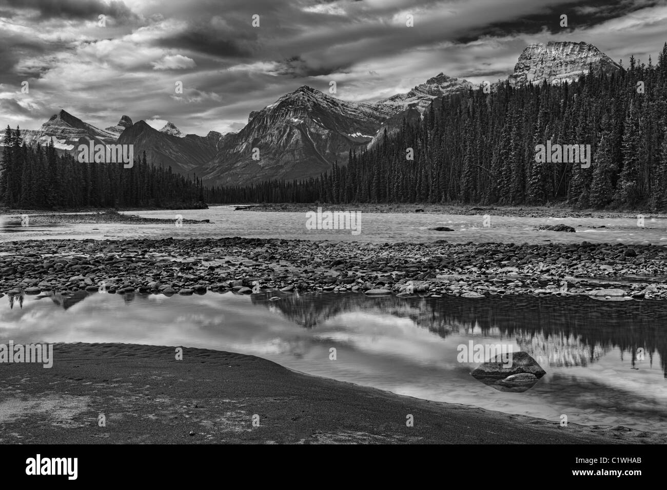 White river range Black and White Stock Photos & Images - Alamy