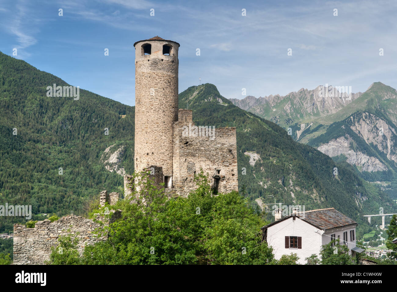 Chatelard castle hi-res stock photography and images - Alamy