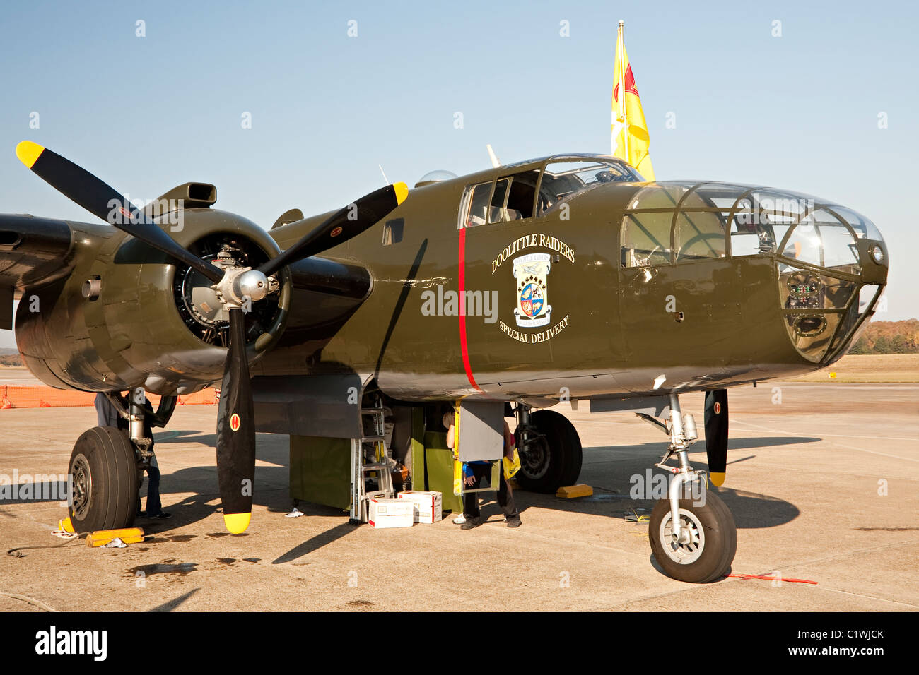 USA, Arkansas, Little Rock Air Force Base, B-25 Mitchell of Doolittles ...