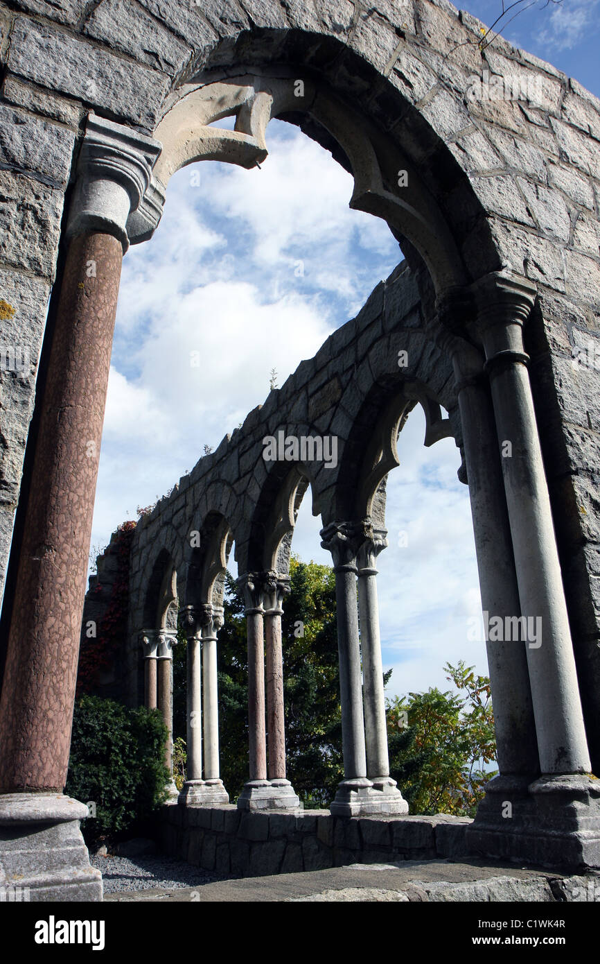 Hammond medieval castle in the city Gloucester in Massachusetts Stock ...