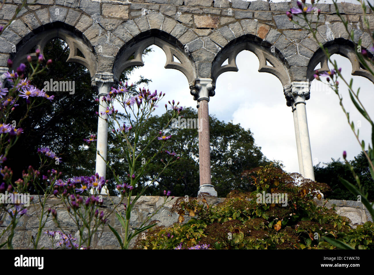 Hammond medieval castle in the city Gloucester in Massachusetts Stock ...