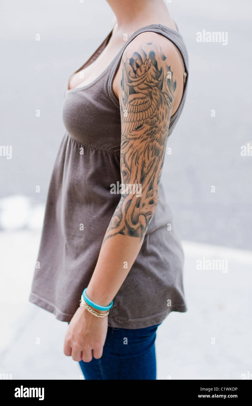 Girl Sleeve Tattoos Designs