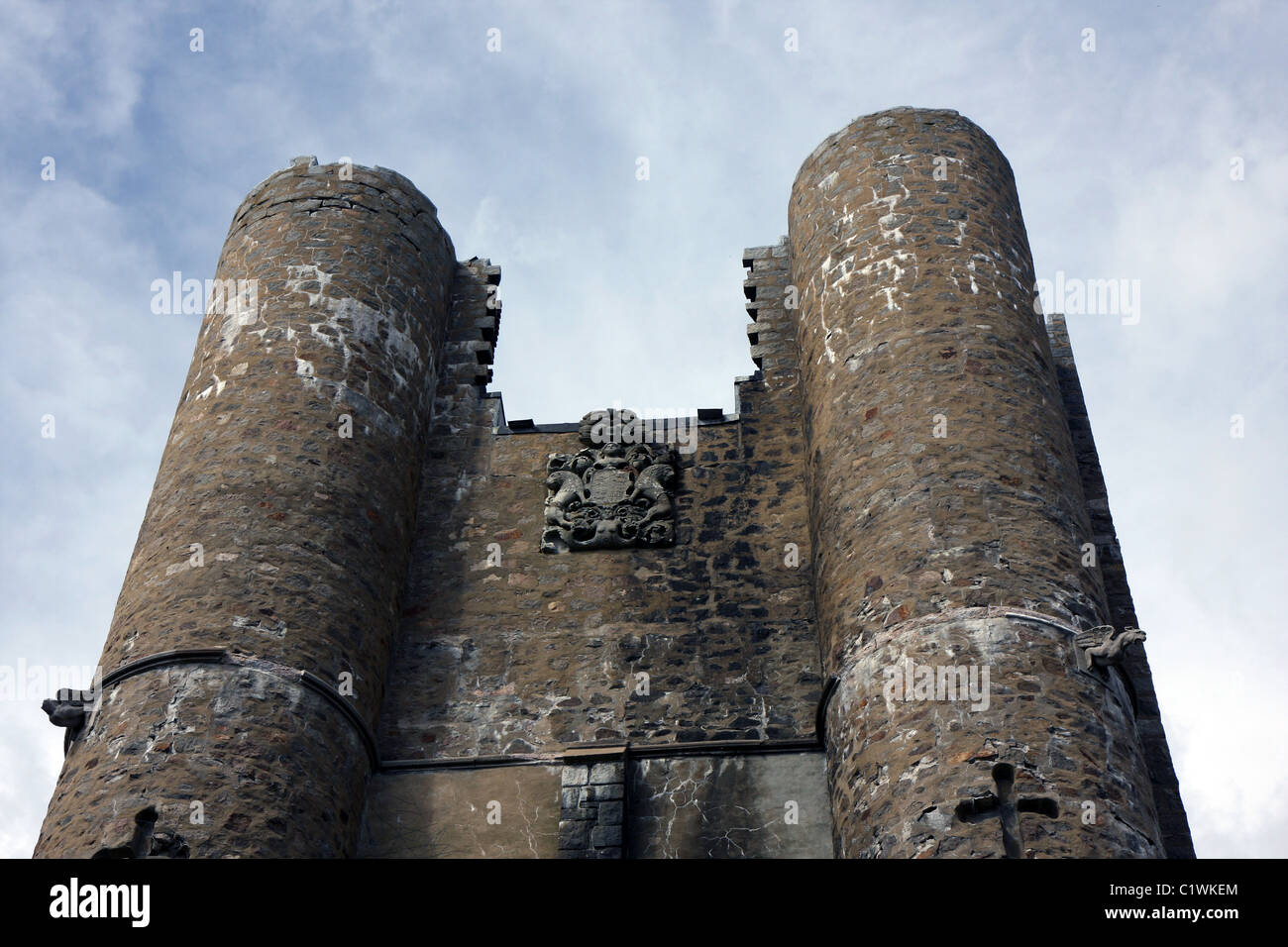 Hammond medieval castle in the city Gloucester in Massachusetts Stock ...