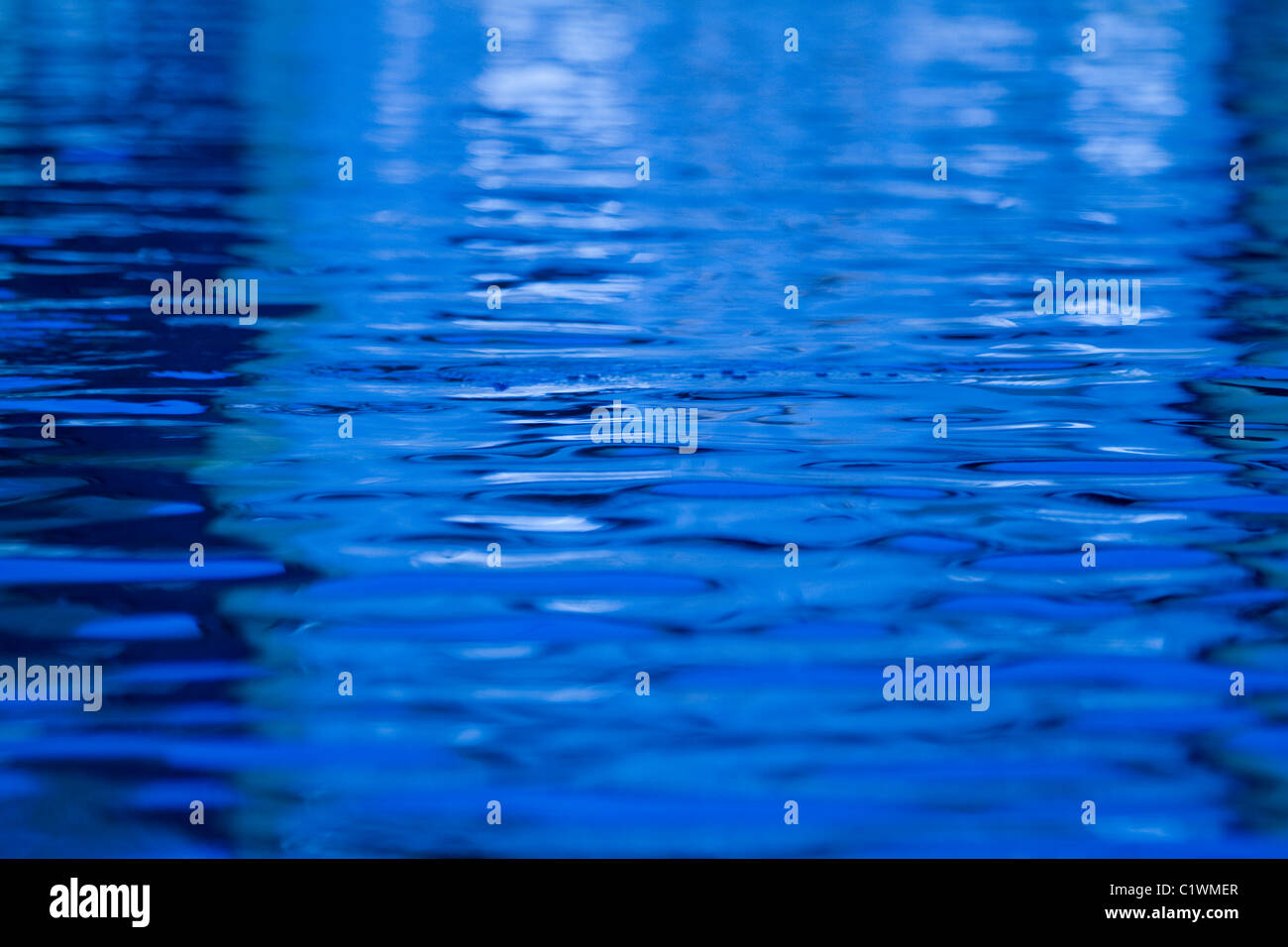 Blue texture water pattern with ripples creating an abstract effect ...