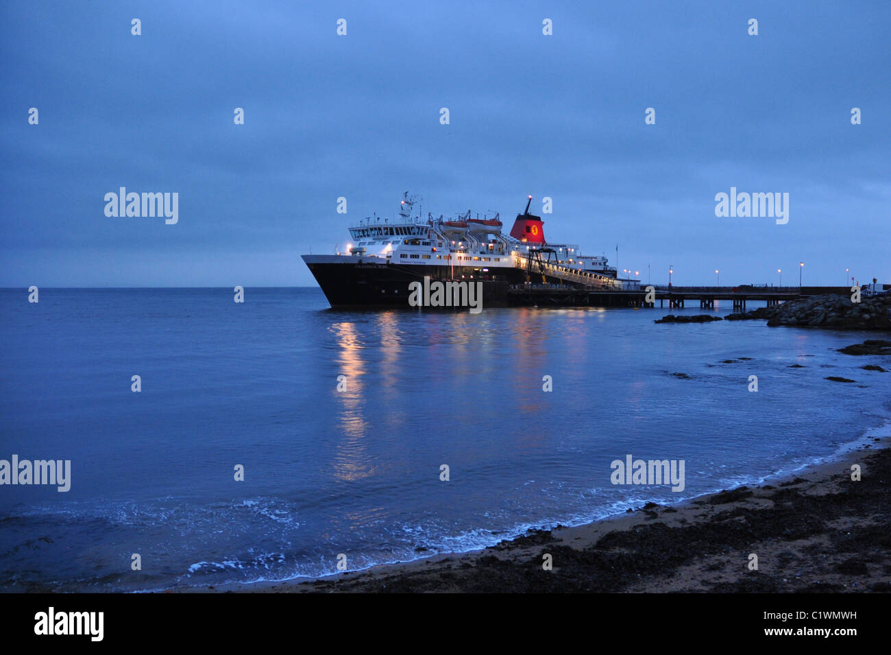 Ferry near Brodick pier, Isle of Arran, Scotland, UK Stock Photo - Alamy
