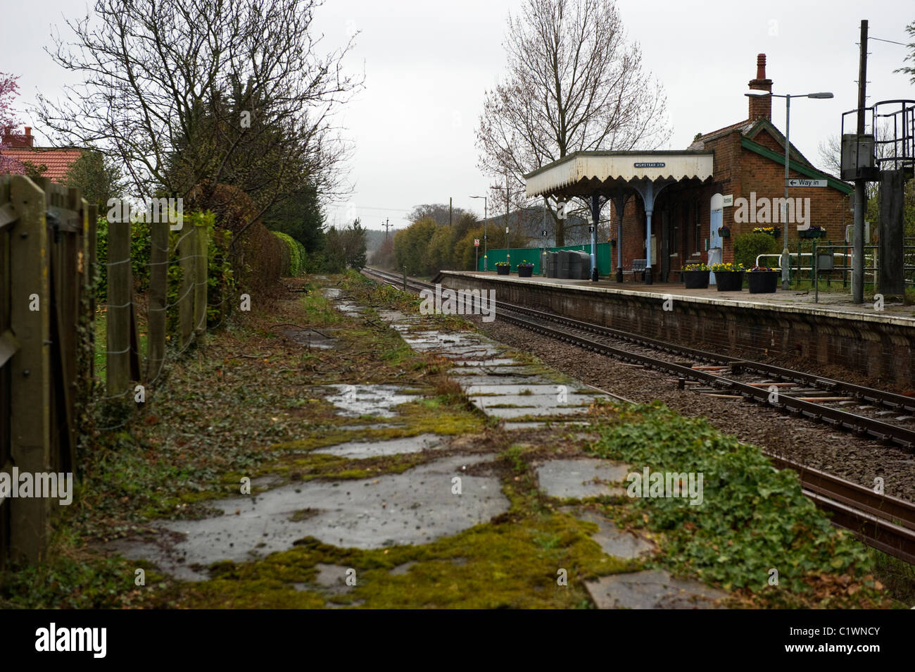 Worstead Station on the Bittern Line Worstead, Norfolk Stock Photo - Alamy