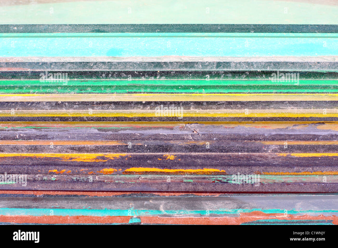 Pack of old color glasses Stock Photo - Alamy