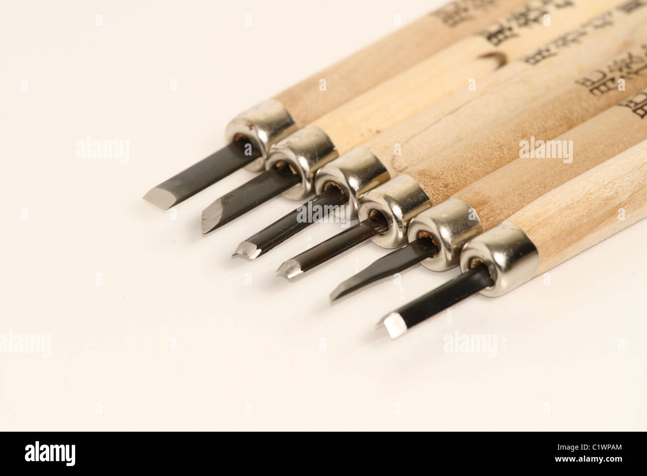 Japanese craft knife set for art work Stock Photo - Alamy