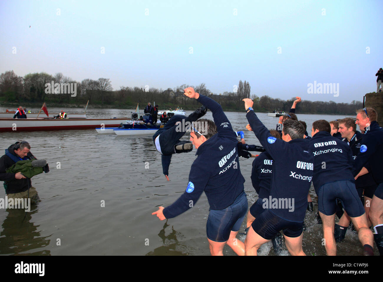 Oxford and cambridge boat race cox hi-res stock photography and images ...