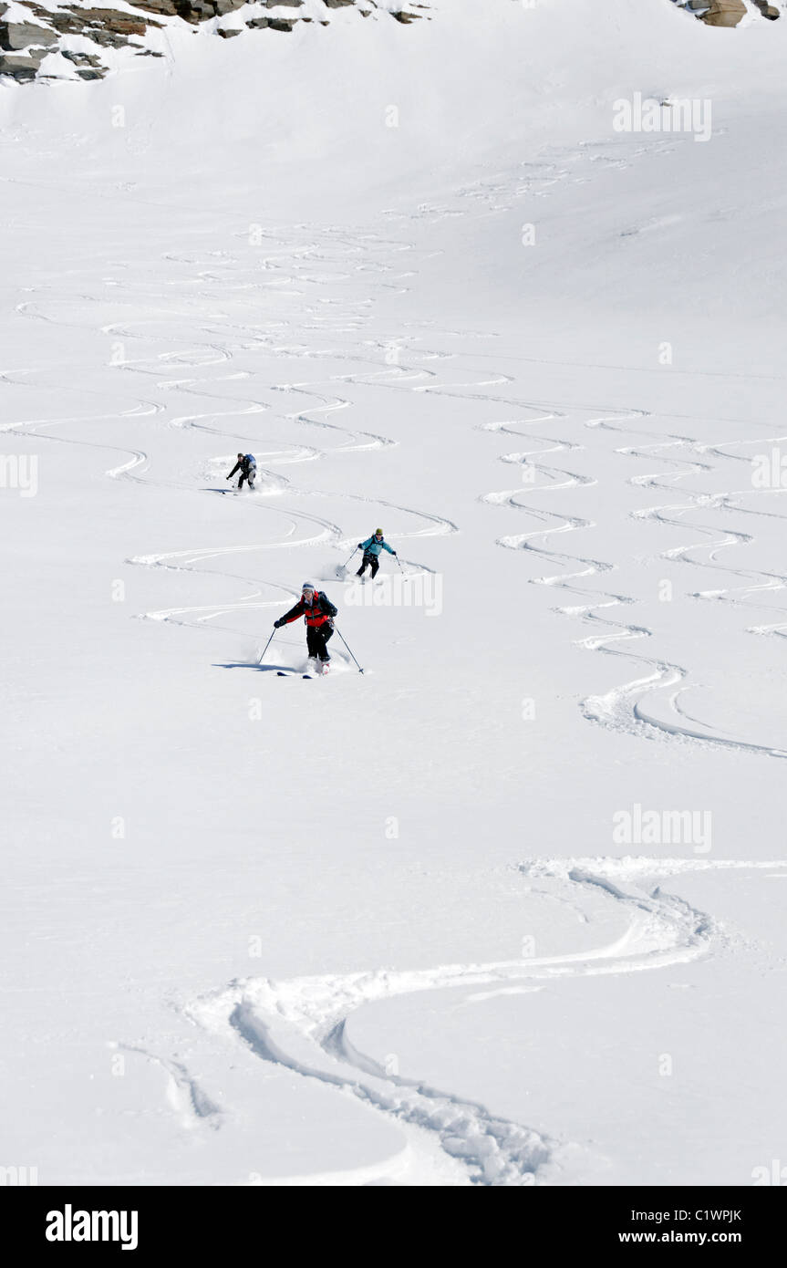 Ski touring in the Haute Maurienne region of France Stock Photo - Alamy