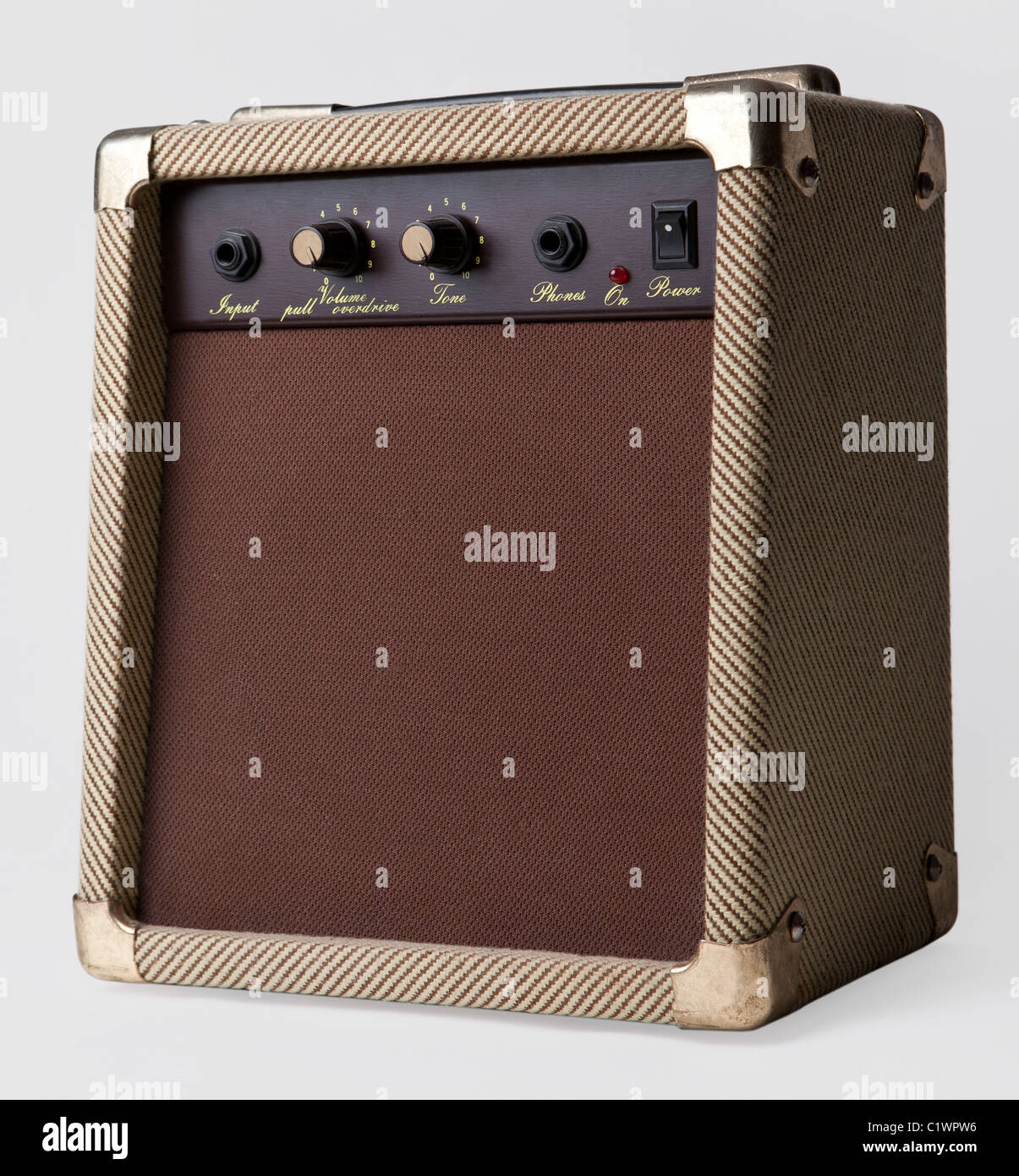 Guitar Amplifier isolated on a white background Stock Photo - Alamy