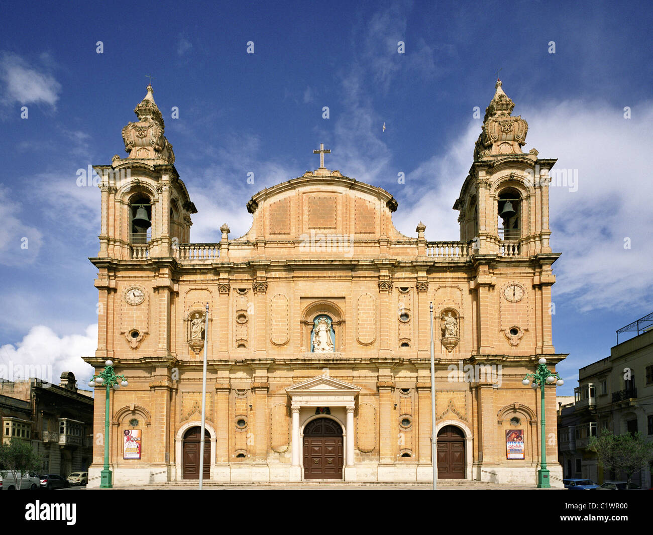 Parish Church in Msida, Malta Stock Photo - Alamy