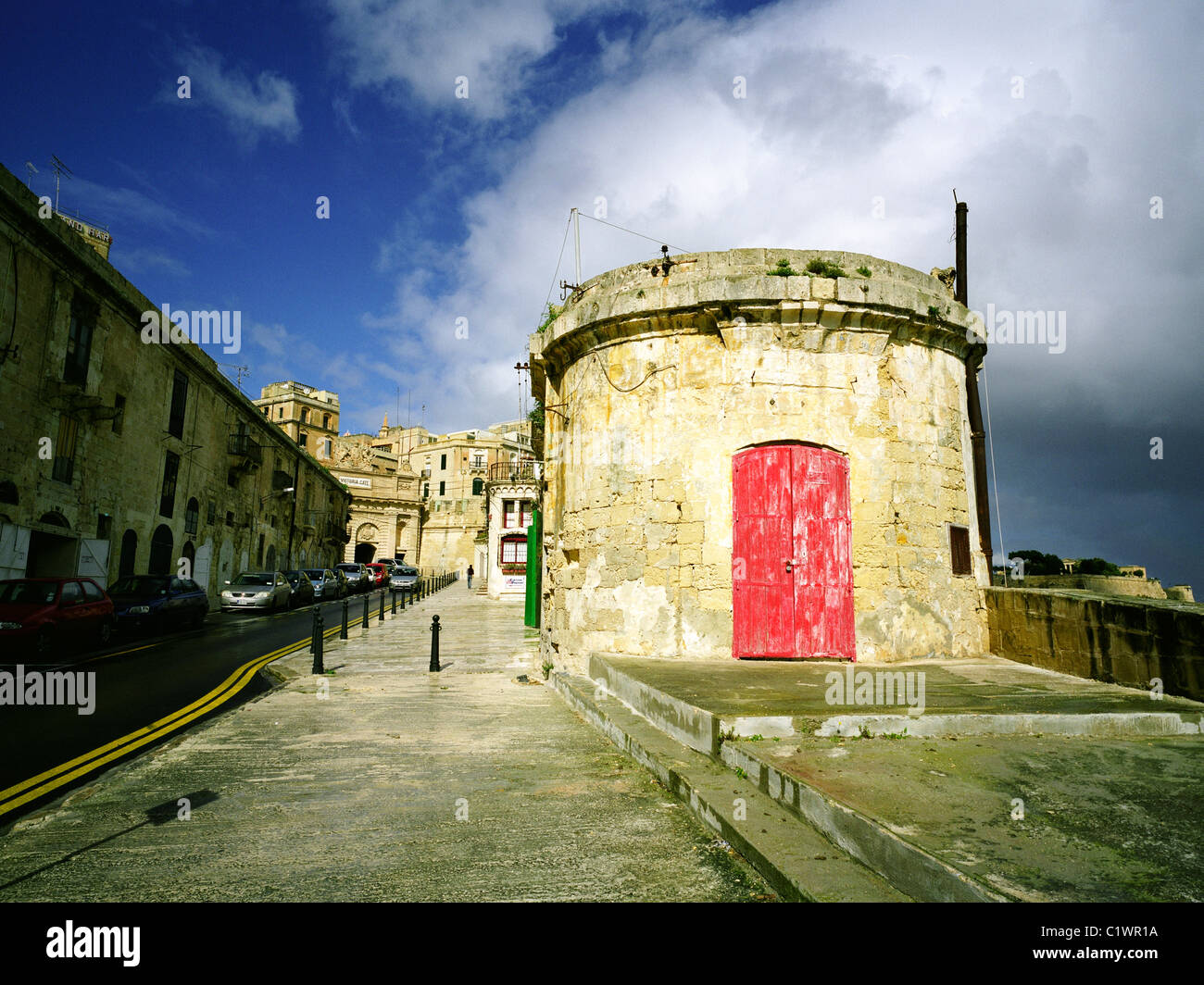 Ancient fortification at Valletta, Malta Stock Photo - Alamy