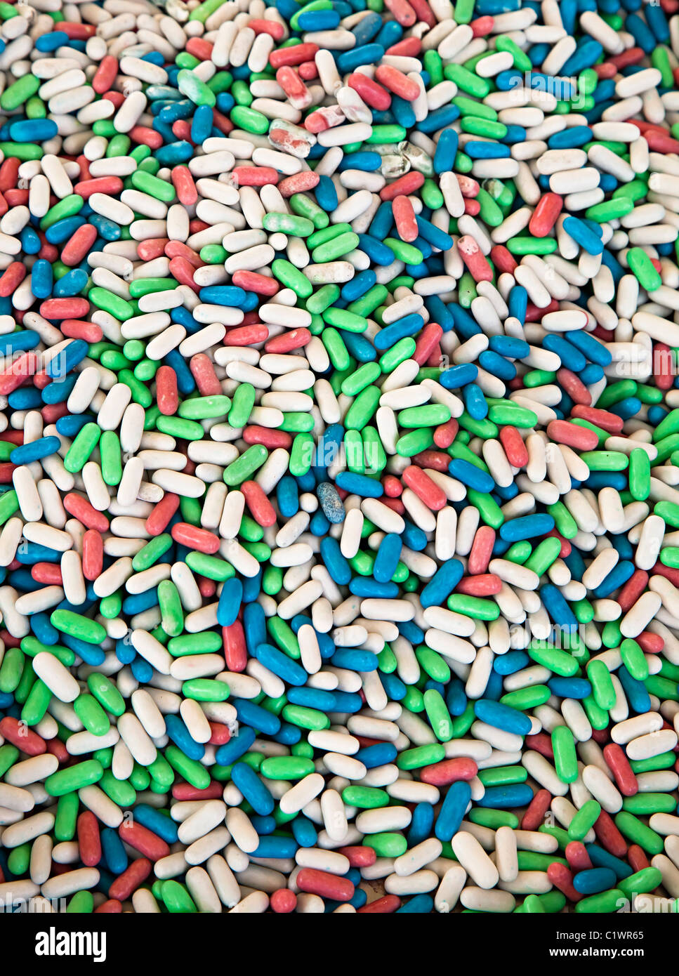 Sweets in large tub France Stock Photo - Alamy