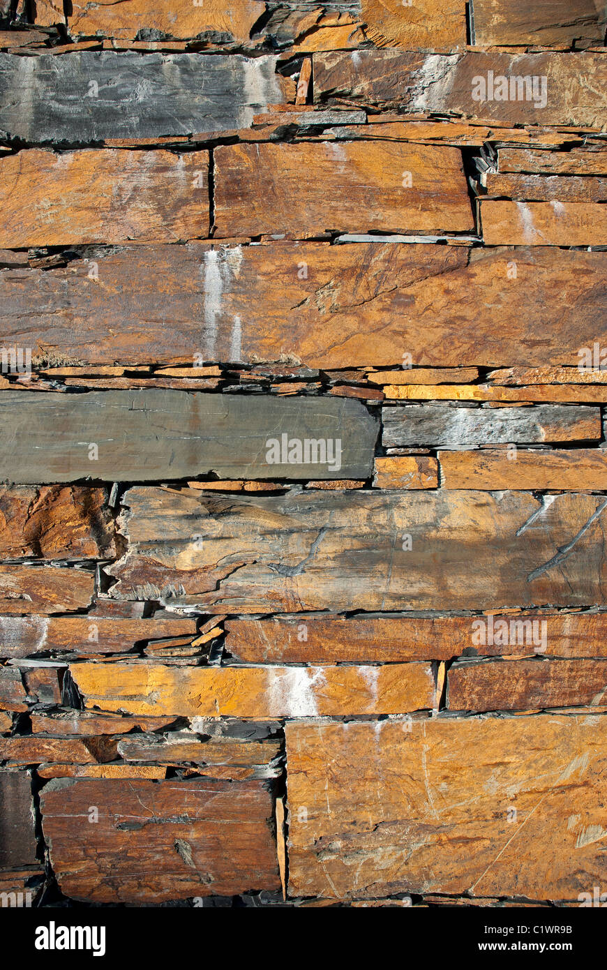 A background texture of shale rock Stock Photo - Alamy