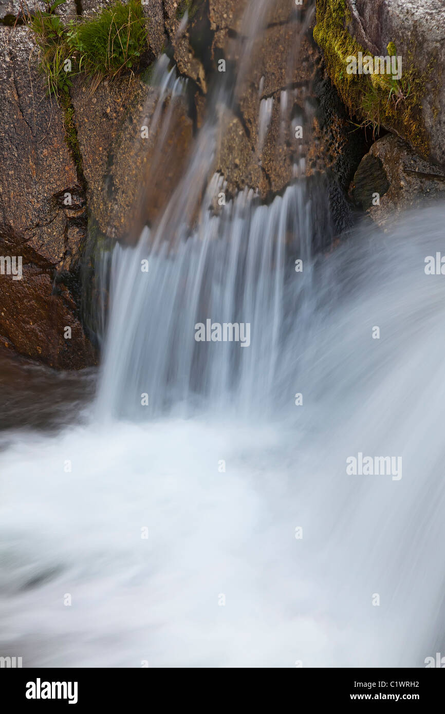 Flowing water in stream France Stock Photo - Alamy
