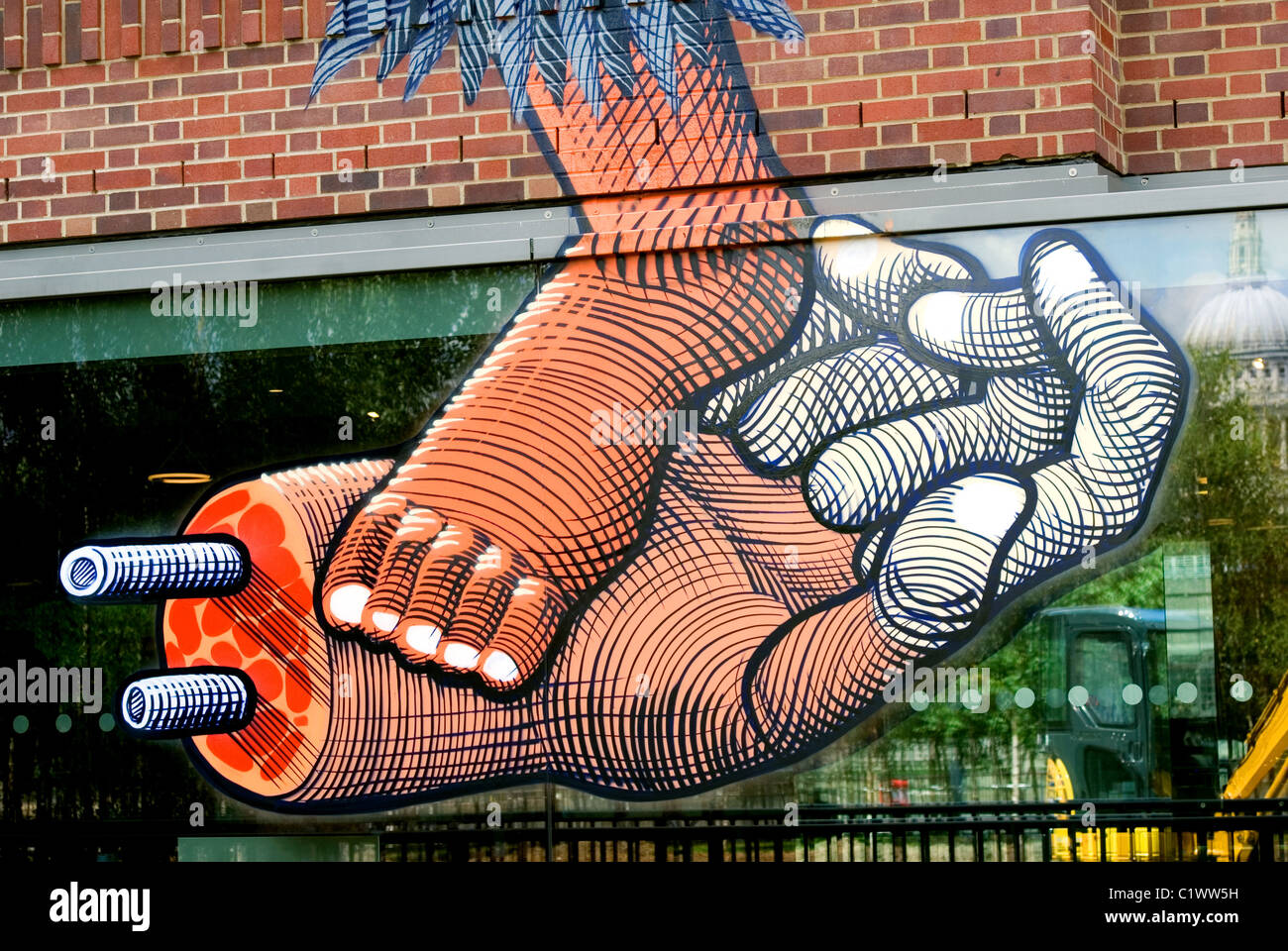 Graffiti in London Street Stock Photo - Alamy