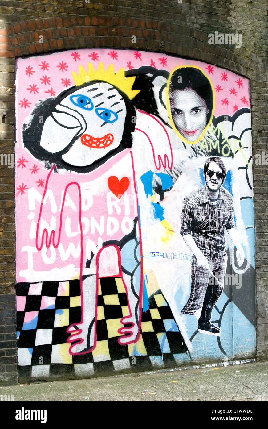 Graffiti in London Streets Stock Photo - Alamy