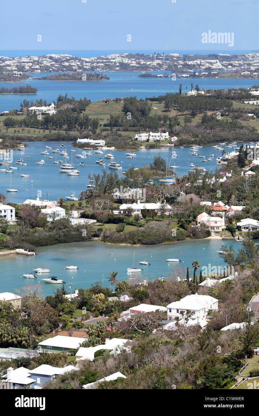 Bermuda islands aerial hi-res stock photography and images - Alamy