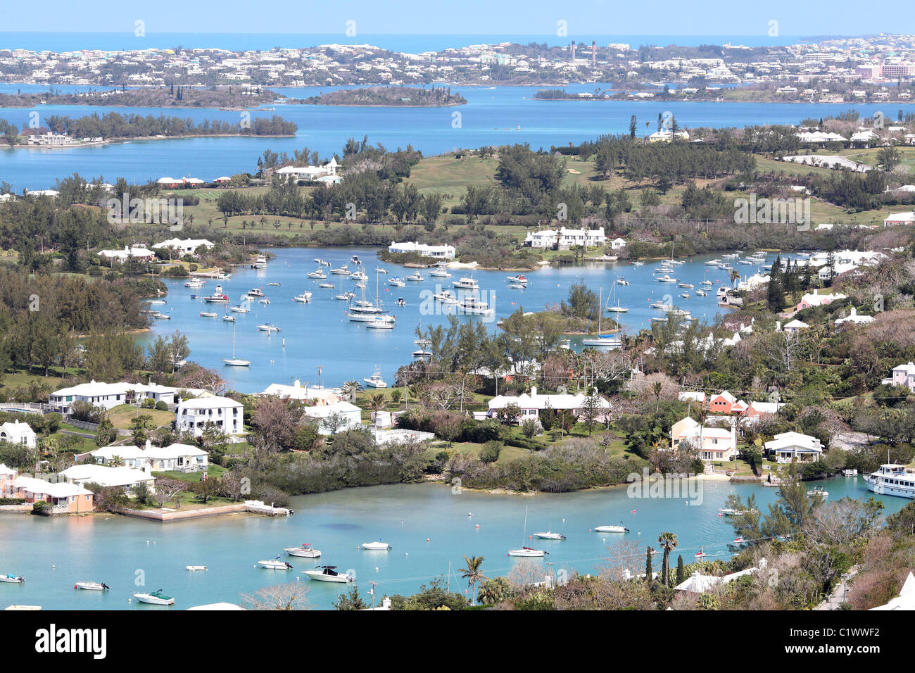 Bermuda aerial hi-res stock photography and images - Alamy
