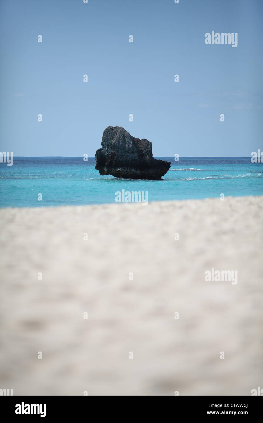 Warwick Long Bay in Bermuda. Picture by James Boardman Stock Photo - Alamy
