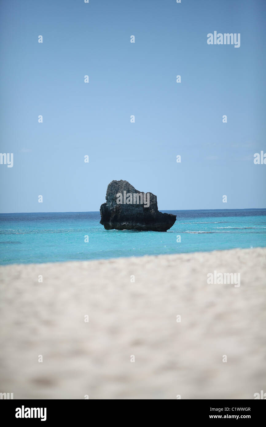 Warwick Long Bay in Bermuda. Picture by James Boardman Stock Photo - Alamy