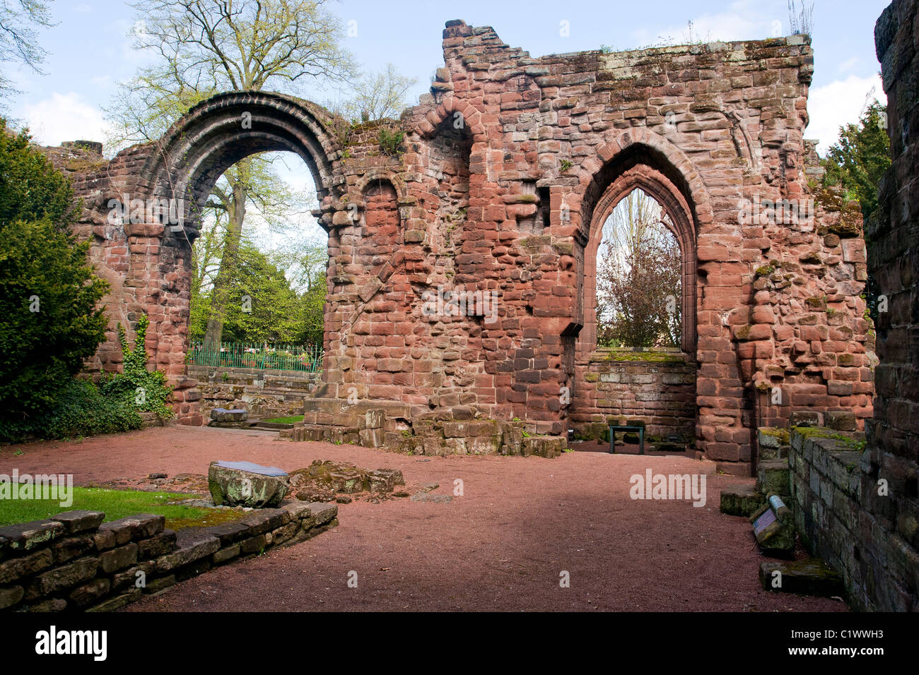 St Johns Church ruins, Chester, England Stock Photo - Alamy