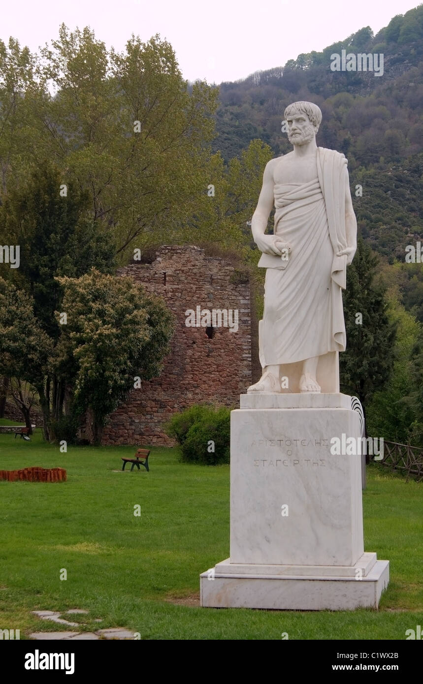 the Ancient Greek mathematician Aristotle Stock Photo - Alamy