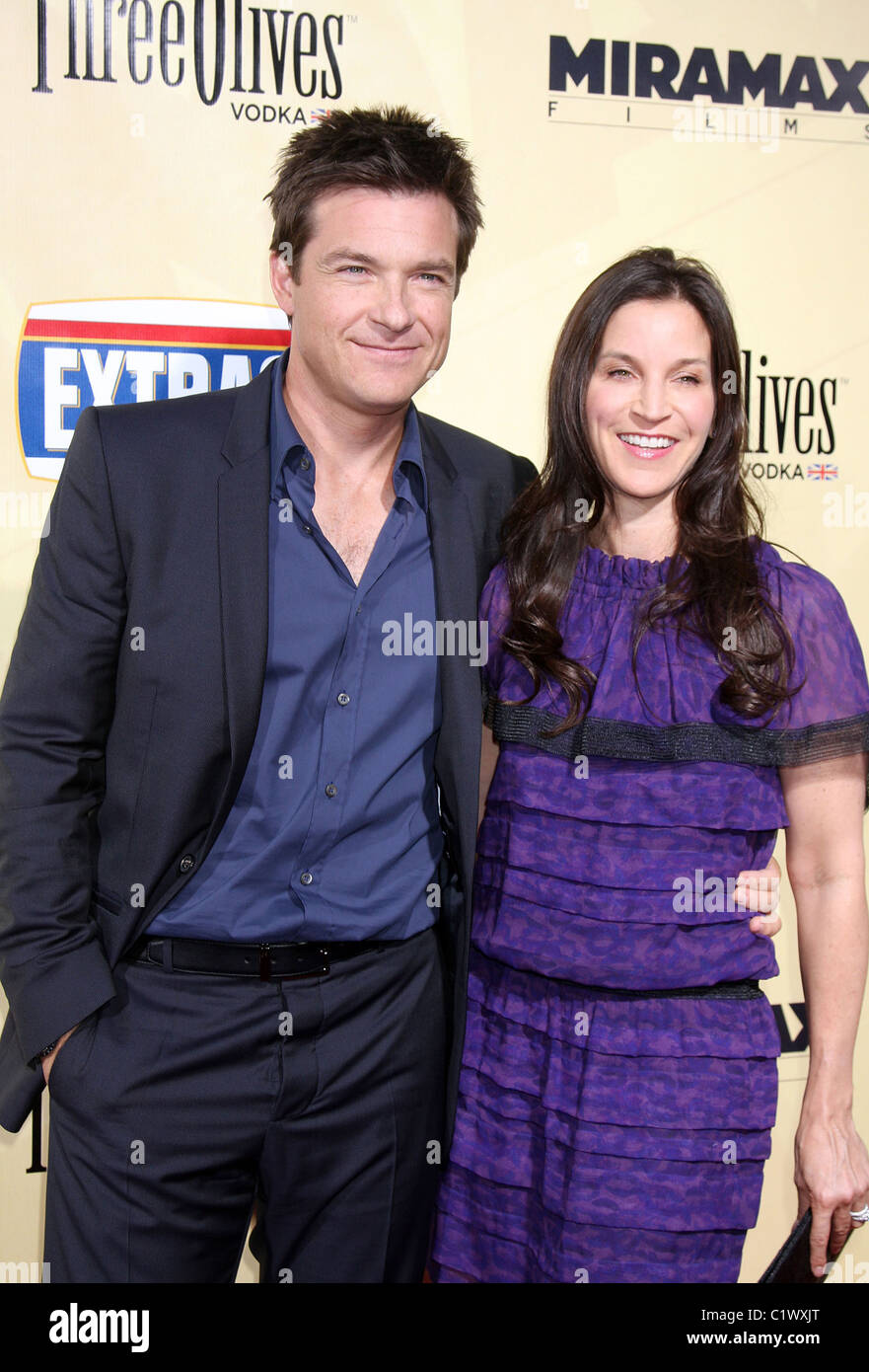 Jason Bateman and Guest The premiere of 'Extract' held at the ArcLight ...