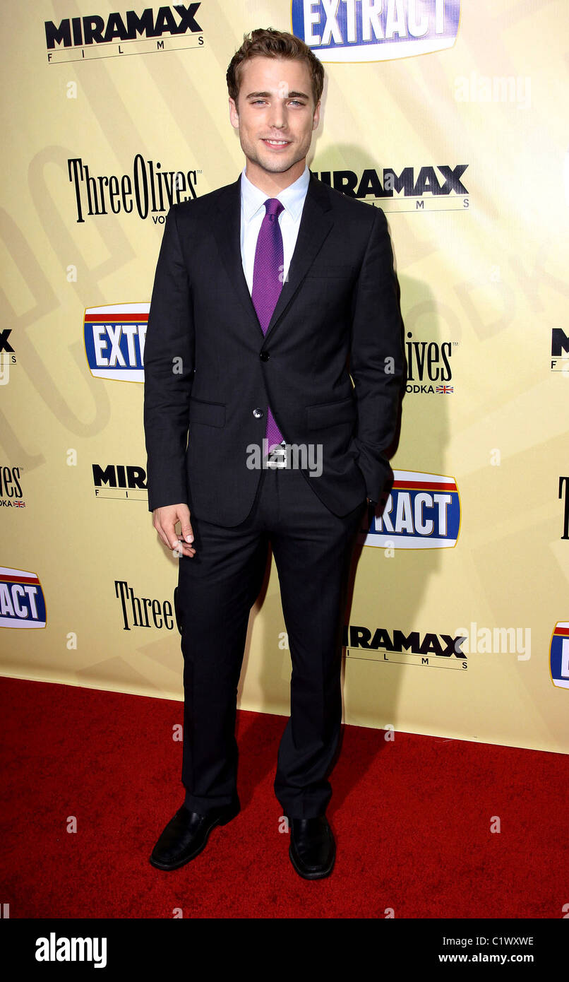 Dustin Milligan The premiere of 'Extract' held at the ArcLight Theater ...