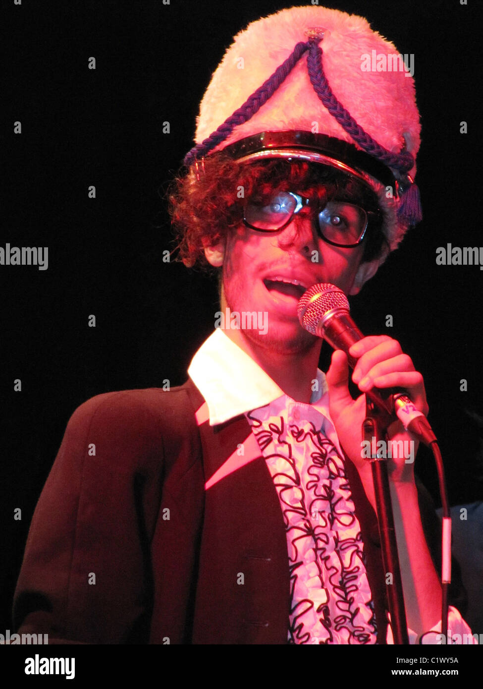 French singer Sliimy performing at a live gig at the Hoxton Square Bar ...