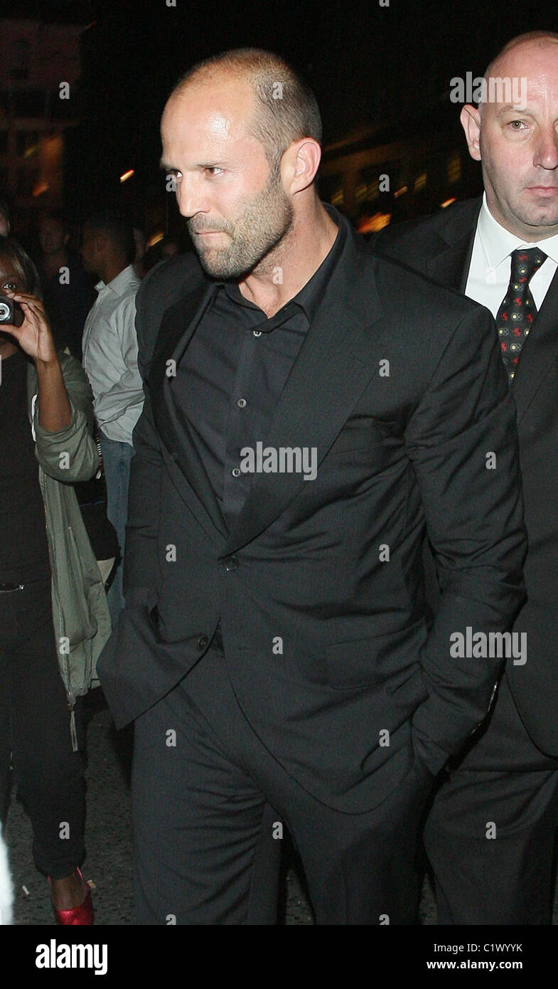 Jason Statham arriving at Planet Hollywood London, England - 15.08.09 ...
